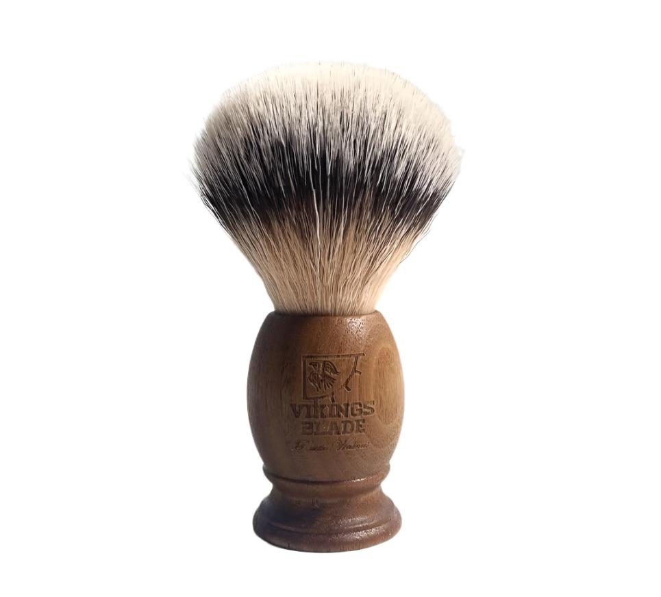 Rustic Walnut Wooden Shaving Brush – Vikings Blade