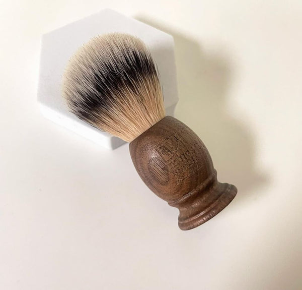 Rustic Walnut Wooden Shaving Brush – Vikings Blade