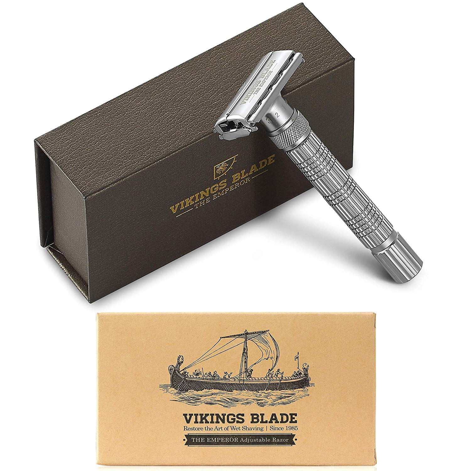 The Emperor Adjustable Safety Razor – Vikings Blade